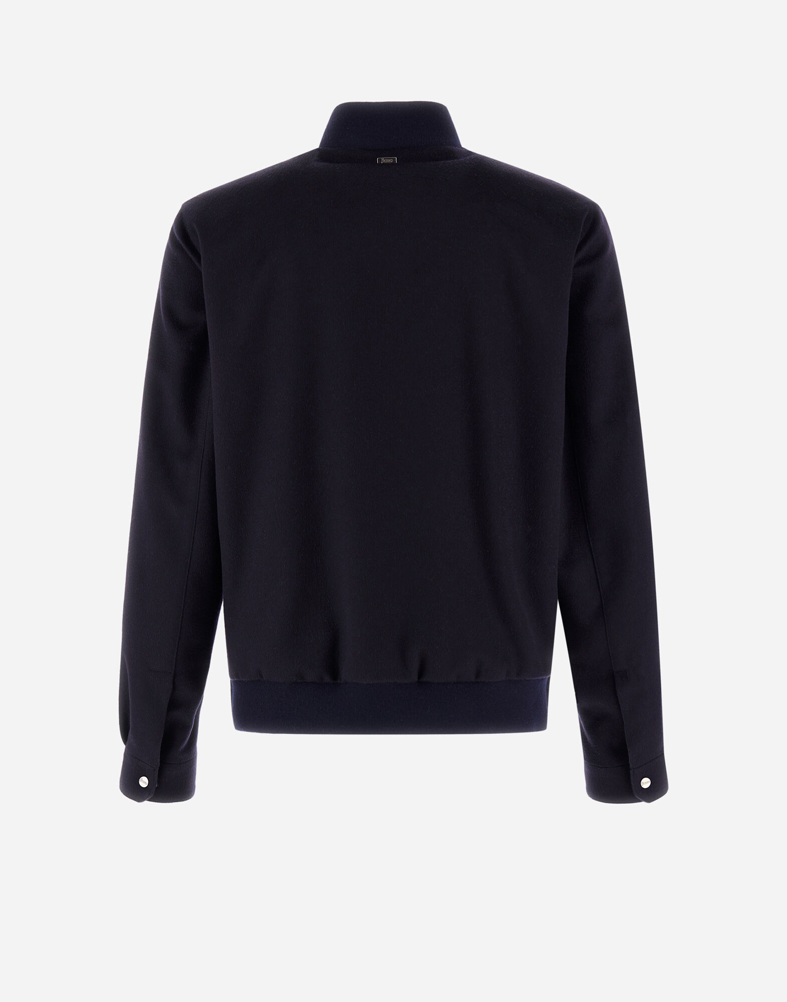 メンズ カシミア ボンバージャケット ダークブルー | Herno メンズ カシミア ボンバージャケット ダークブルー | Herno