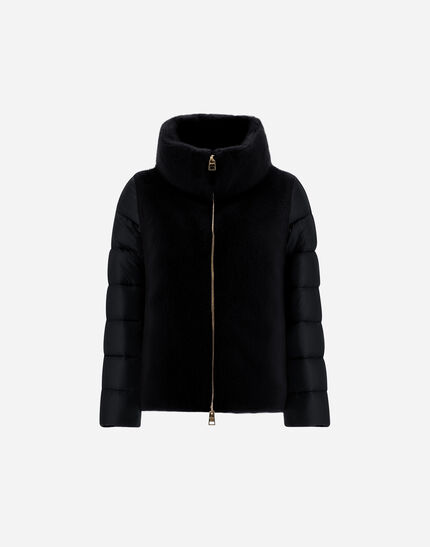 CAPE IN NYLON ULTRALIGHT AND LADY ALTERNATIVE FUR in Chantilly for ...
