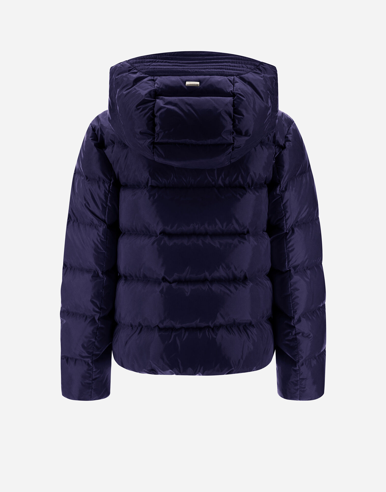 BOMBER JACKET IN GLOSS in New Blue for Kids | Herno® BOMBER JACKET IN GLOSS in New Blue for Kids | Herno®