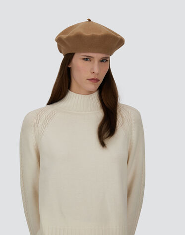 camel wool hat